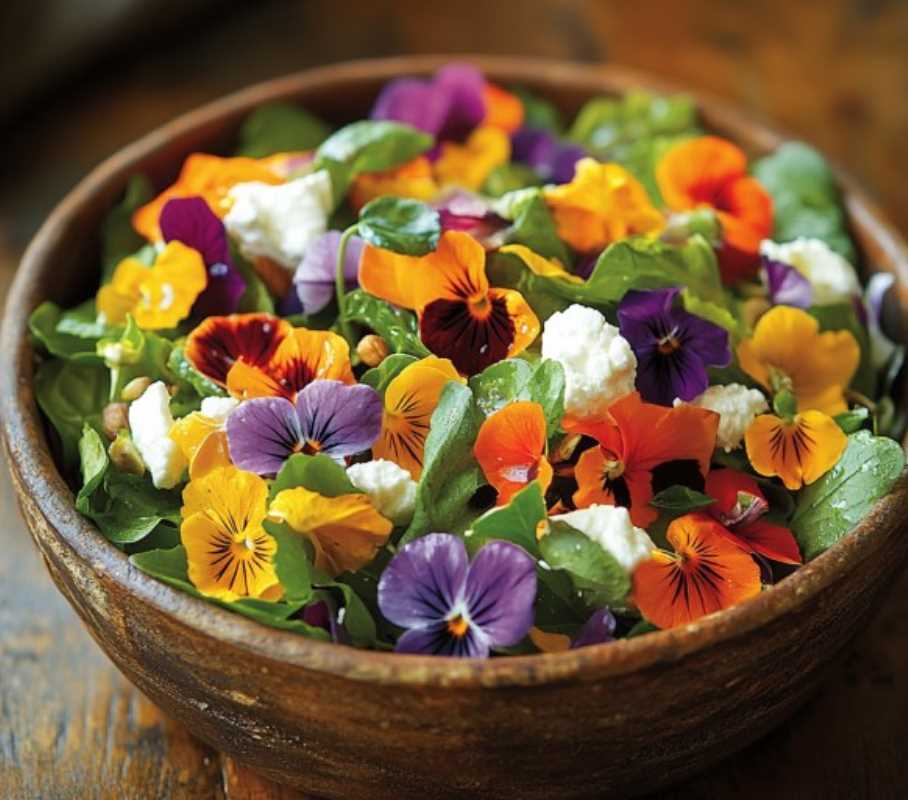 Edible Flowers as Visual Culinary Elements